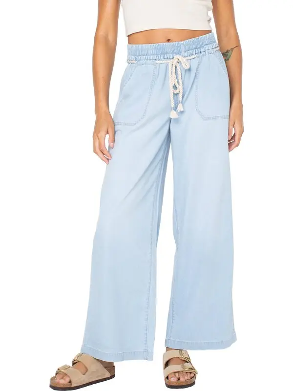 Roxy Paddle On Pant - Beached Wash Denim