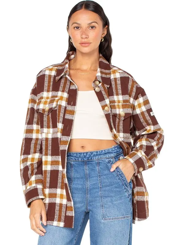 Roxy Overlander Jacket - Tiramisu Playa Plaid