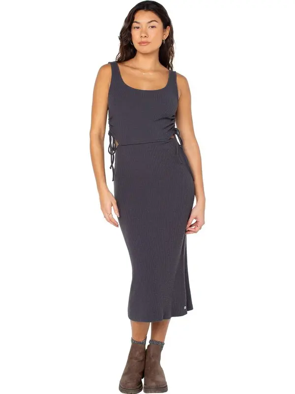 Roxy Maru Midi Dress - Phantom