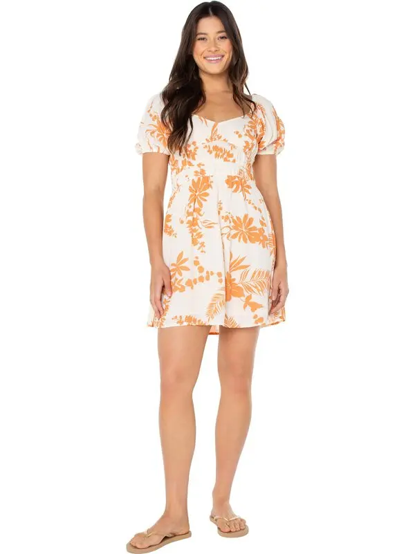 Roxy Camellia Mini Dress - Papaya Sweet Mai