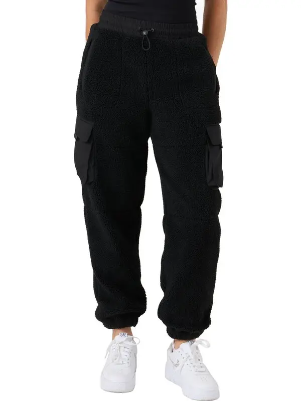 Roxy Rita Sherpa Jogger - Black