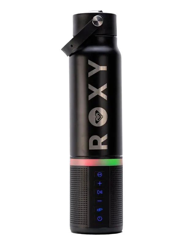 Roxy X Litflask Limited Edition Water Bottle - Black