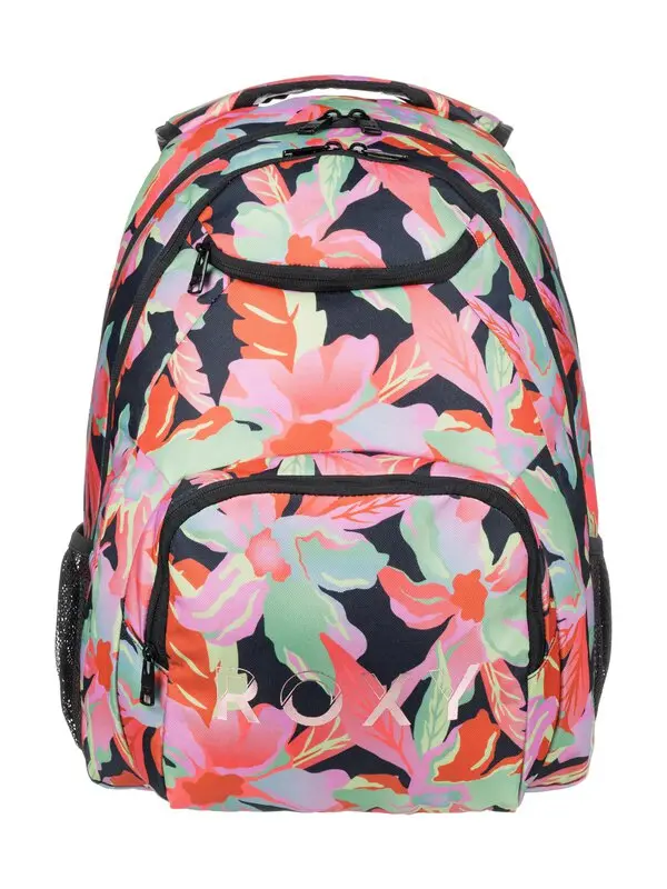 Roxy Shadow Swell Printed Backpack - Anthracite The Moves Floral