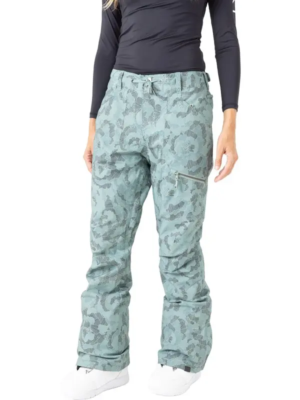 Roxy Printed Pants - Lilypad Sketch Book