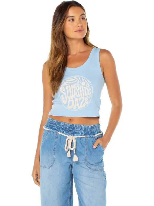 Roxy Sunshine Daze Tank - Airy Blue Sunshine Daze