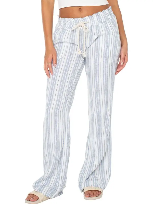 Roxy Striped Beach Pant - Blue Horizon Lisbon Stripe