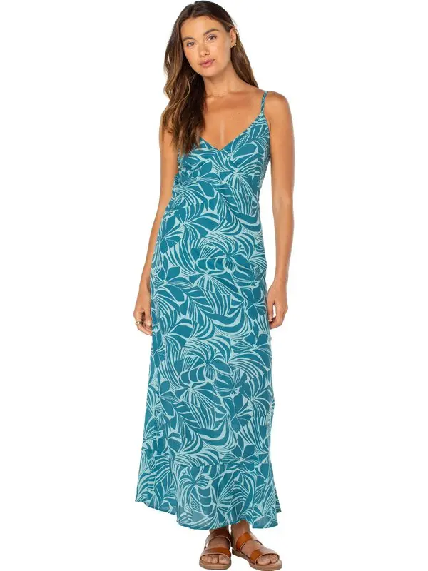 Roxy Lost Paradise Maxi Dress - Dragonfly Sea Bloom