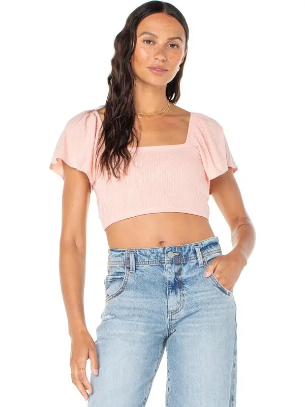 Roxy Sandy Beach Top - Rose Cloud Solid