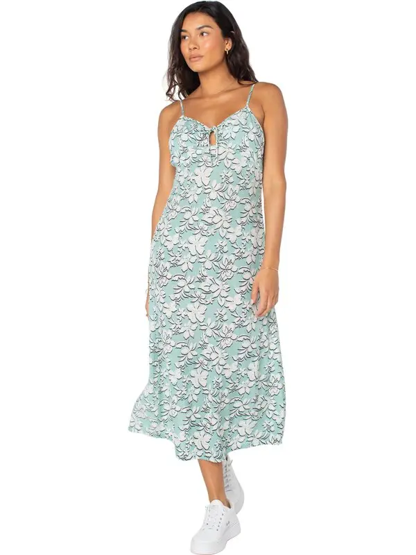 Roxy Starry Eyes Midi Dress - Aquifer Penda Floral