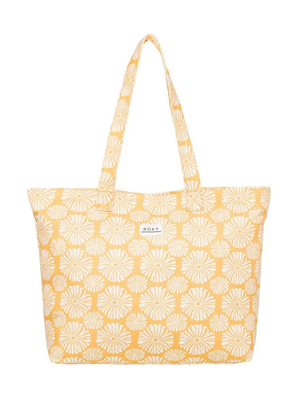 Roxy Printed Tote Bag - Sunshine Tropical Tile