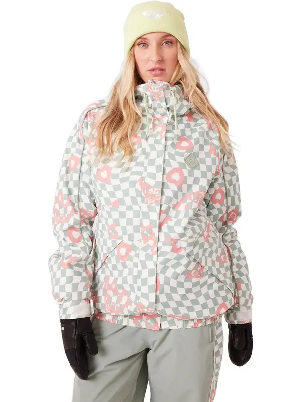 Roxy Highridge Hoody Snow Jacket - Cross Your Heart
