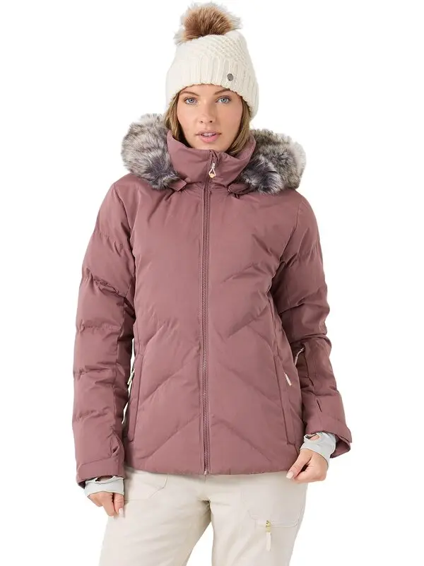 Roxy Snowdrift Jacket - Rose Taupe