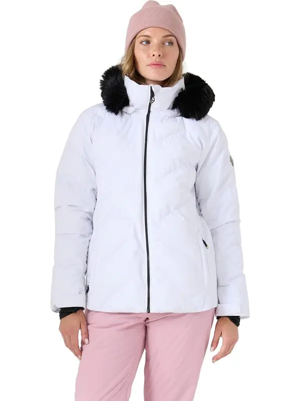 Roxy Snowdrift Jacket - White