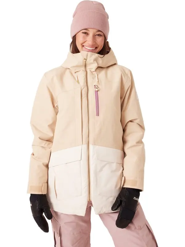 Roxy Incline Parka Jacket - Desert Combo