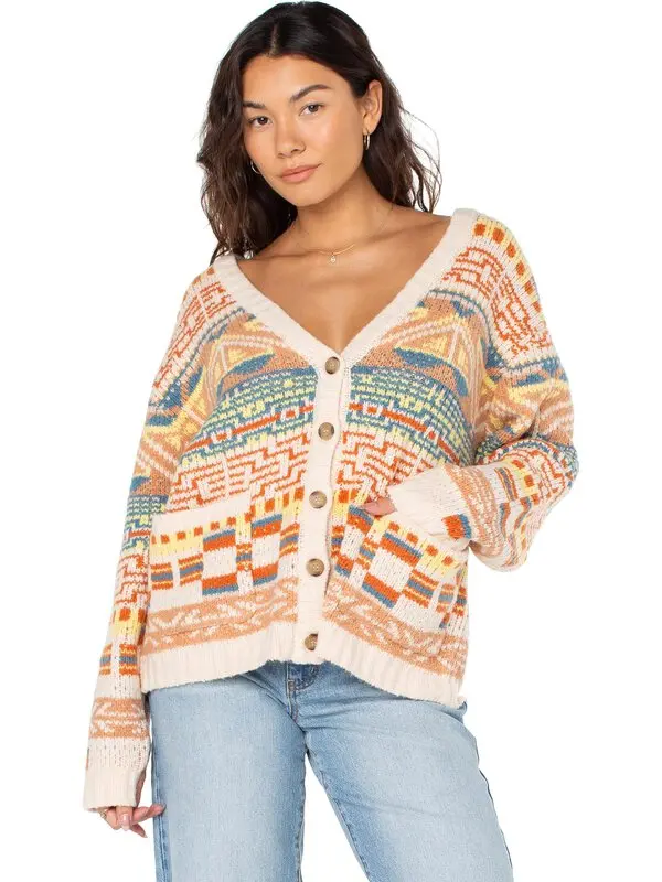 Roxy Tamarindo Cardigan - Parchment