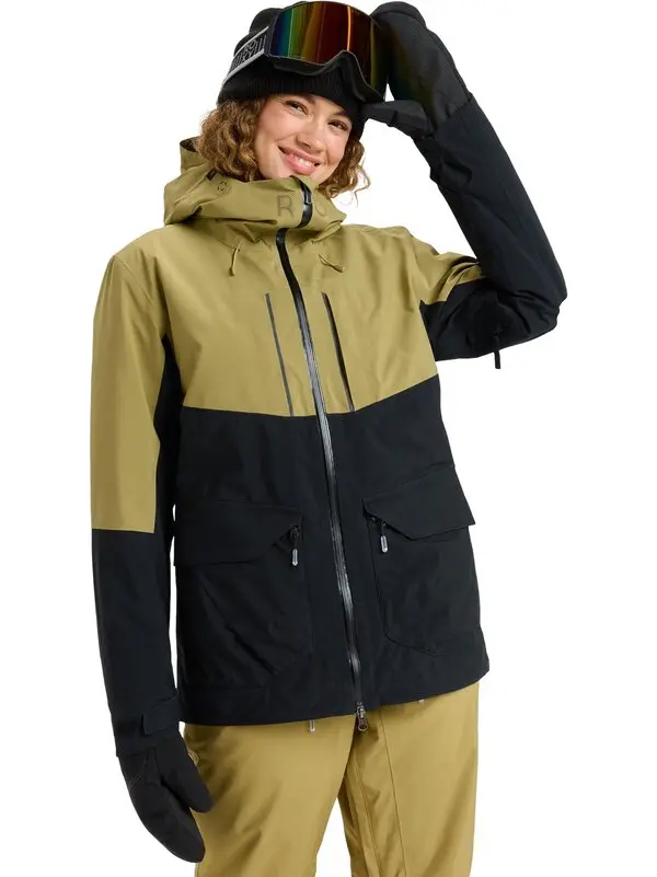 Roxy Gore-tex Stretch Purelines Jacket - True Black/fennel Seed