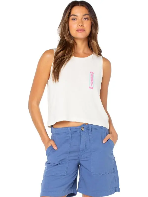 Roxy Wildflower Graphic Tank - Cloud Dancer Rickshaw