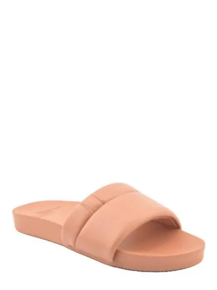 Roxy Slip-on Slide Sandal - Toasted Almond