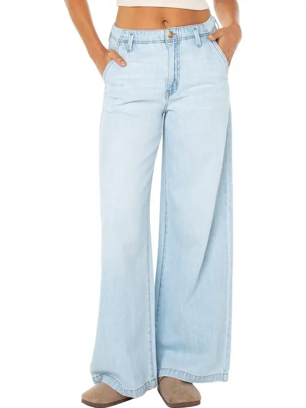 Roxy Kalani 2 Denim Pant - Misty Daze Denim Wash