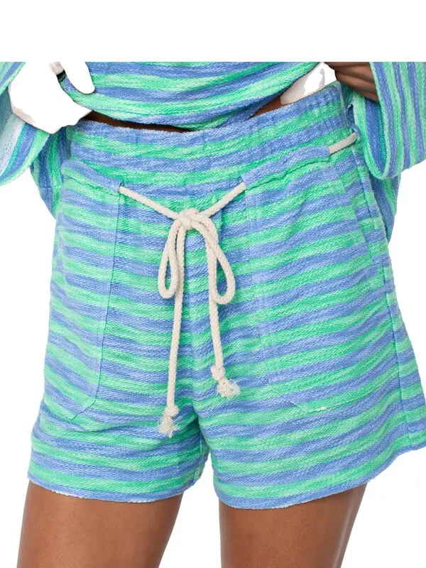 Roxy West Coast Shorts - Spring Bud Freebird Stripe