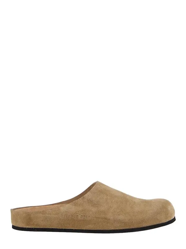 COMMON PROJECTS Suede Clogs - Beige