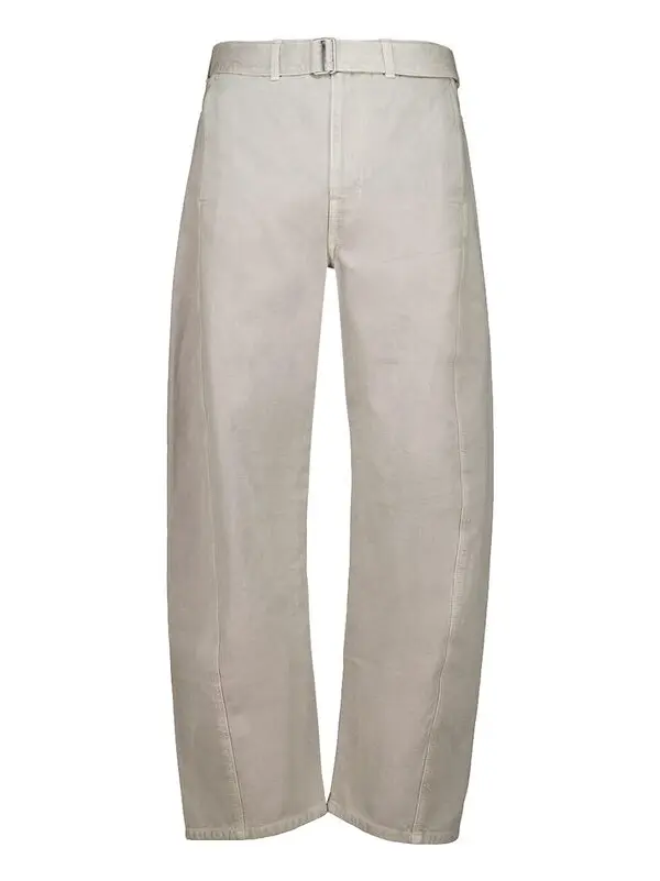 LEMAIRE Twisted Belted Trousers - Grey