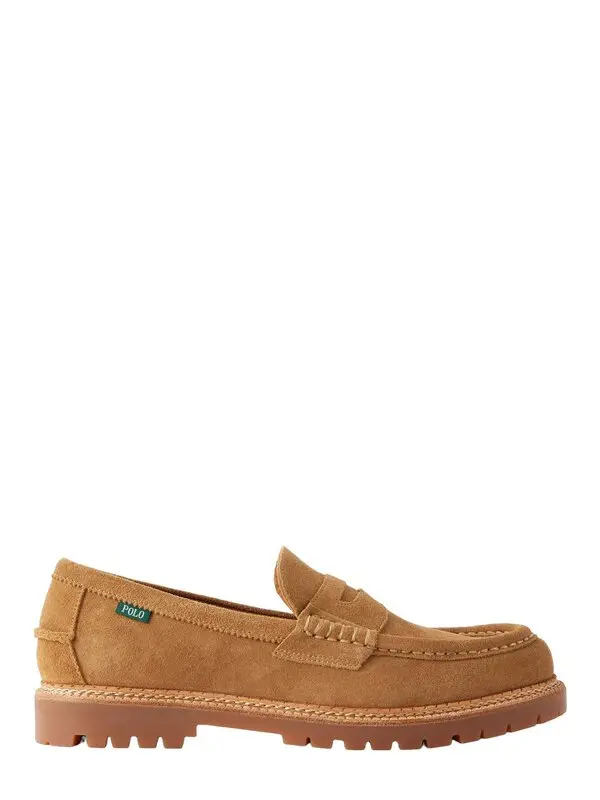 Polo Ralph Lauren Jett Suede Penny Loafers - Brown