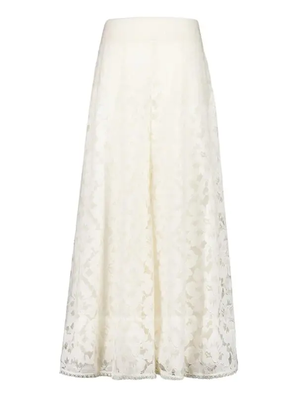 Zimmermann Illuminate Lace Culottes - Cream
