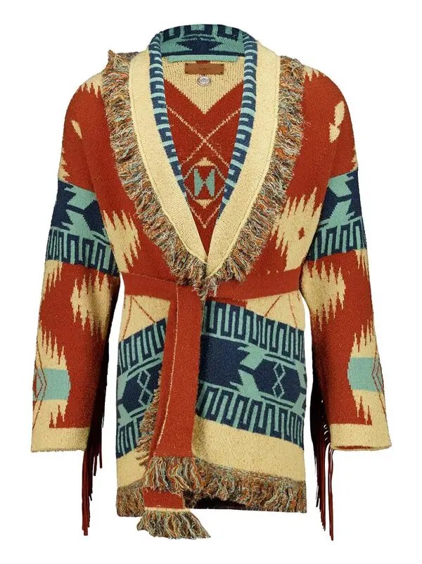 Alanui Golden Dusk Cardigan - Orange
