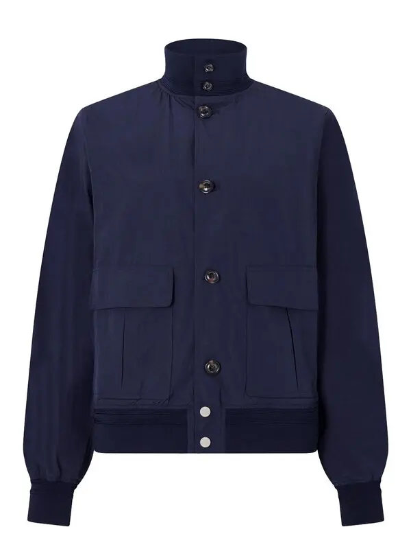 VALSTAR Valstarino Shell Bomber Jacket - Blue