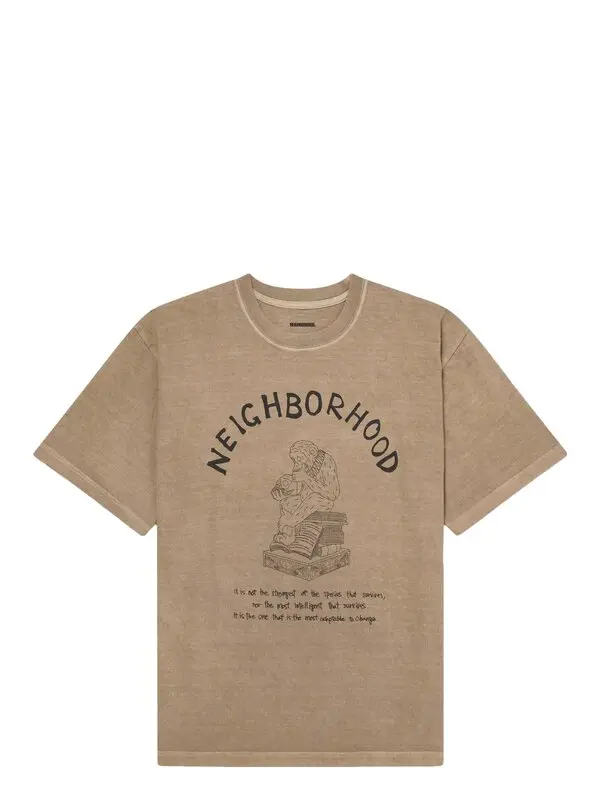 NEIGHBORHOOD Printed Cotton-jersey T-shirt - Green