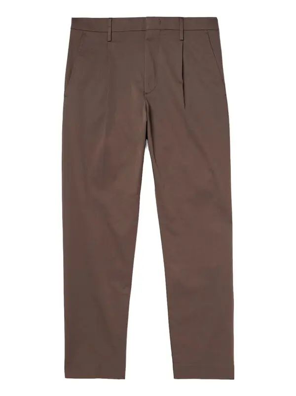 Nn07 Bill 1804 Straight-leg Trousers - Brown