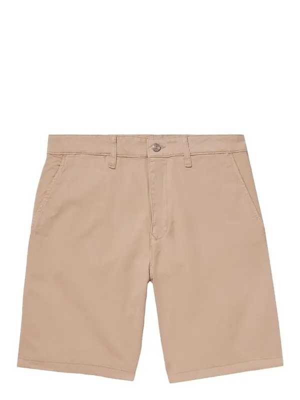 Nn07 Aden 1923 Straight-leg Twill Shorts - Neutrals