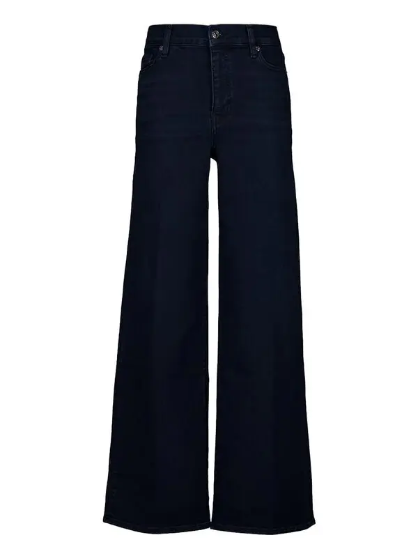 FRAME Le Slim Palazzo Jeans - Blue