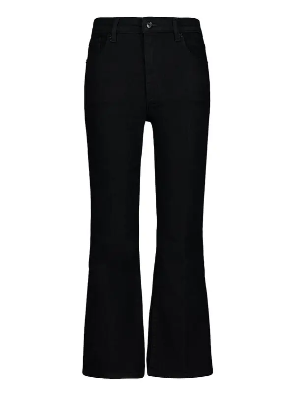 FRAME Reboot Crop Bootcut Jeans - Black