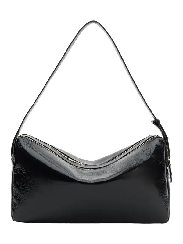 ELLEME Trousse Large Vintage Leather - Black