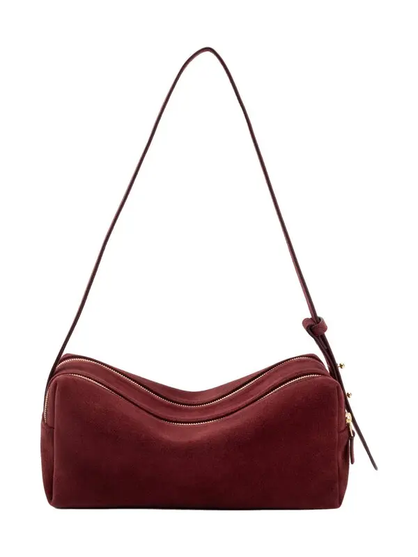 ELLEME Trousse Suede - Burgundy