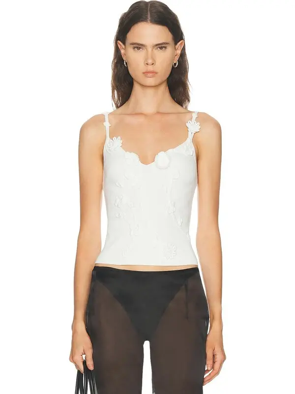 Cult Gaia Emiliana Top - Off White