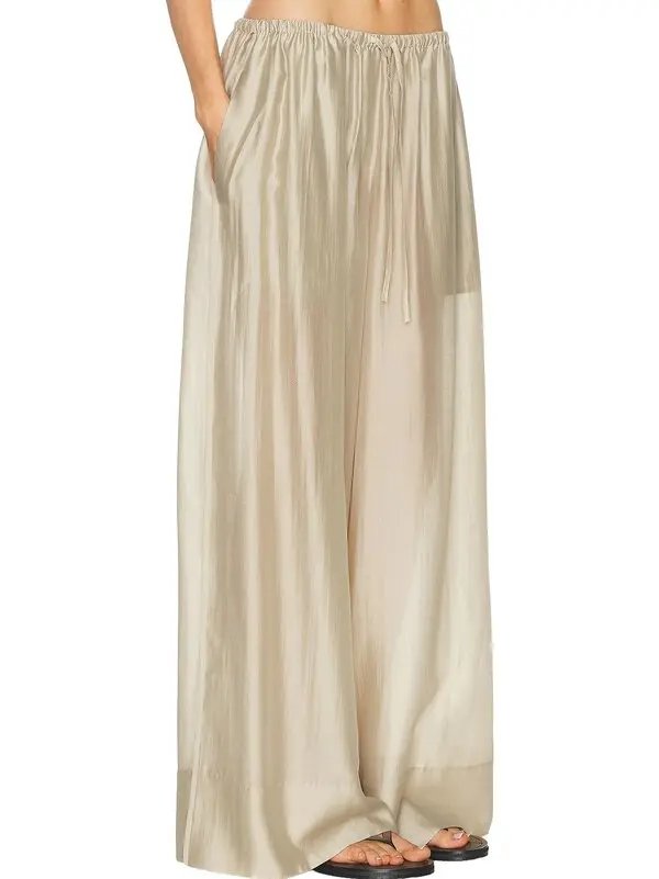 ENTIRE STUDIOS Vento Wide Leg Pant - Champagne