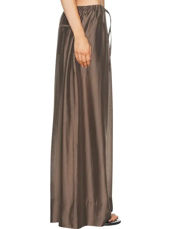 ENTIRE STUDIOS Vento Wide Leg Pant - Mocha