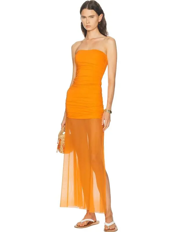 Bond Eye Arlo Maxi Dress - Mandarin
