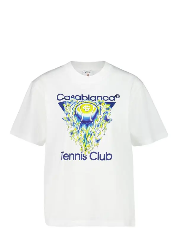 Casablanca Tennis Club Icon T-shirt - White