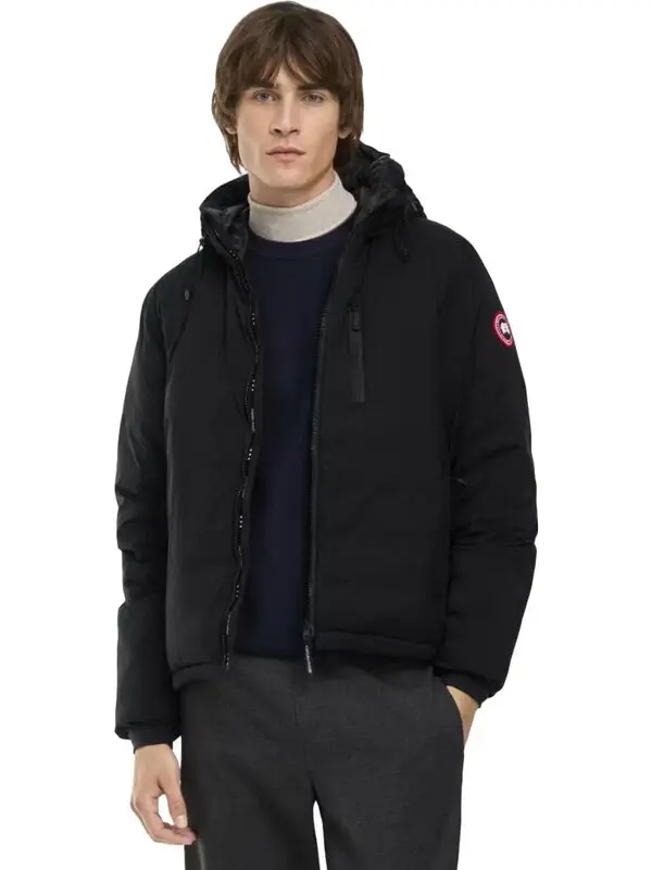 Canada Goose Lodge Down Hooded Jacket - Black