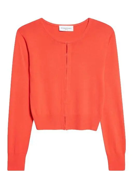 Brandon Maxwell The Ellery Shrunken Cardigan - Red