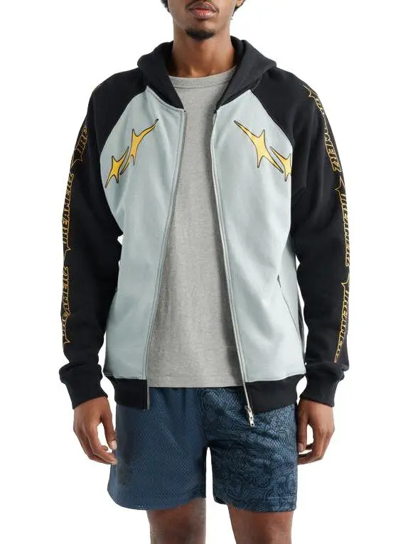 OVERTIME City Dreamerz Star Zip Hoodie - Grey
