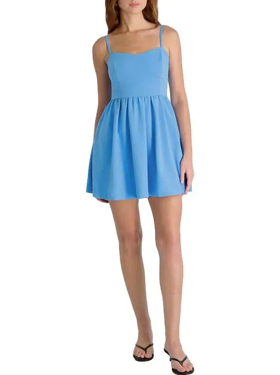 French Connection Whisper Mini Dress - Poolside Blue