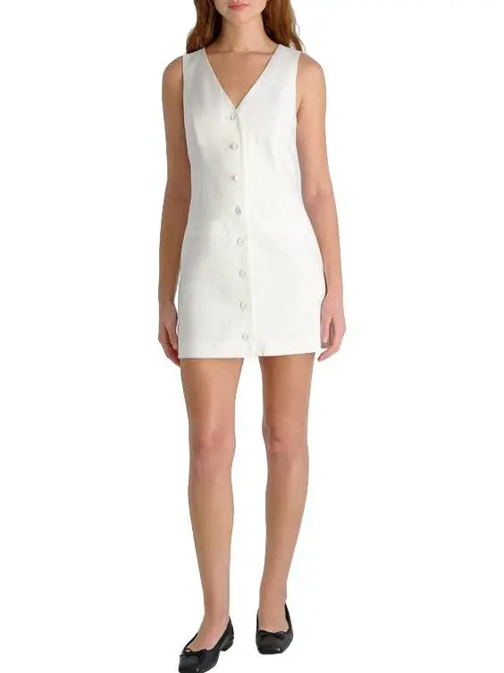 French Connection Aspen Sleeveless A-line Mini Dress - Summer White