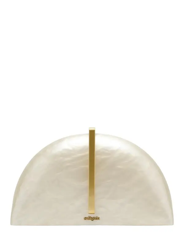 Cult Gaia Laguna Frame Clutch - Ivory