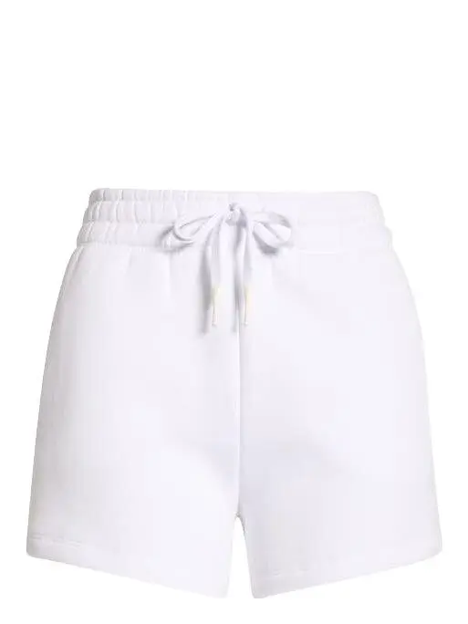 MPG Luxe Fleece Sweat Shorts - Brilliant White