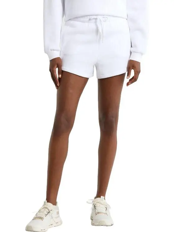 MPG Luxe Fleece Sweat Shorts - Brilliant White